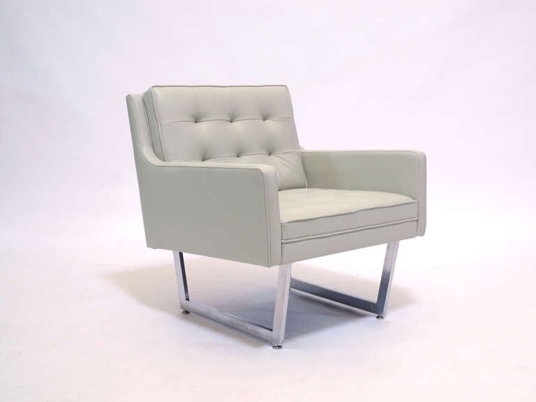Leather Lounge Chair by Patrician at 1stDibs