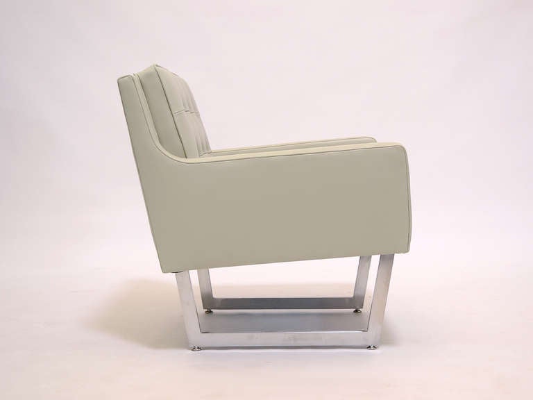 Leather Lounge Chair by Patrician at 1stDibs