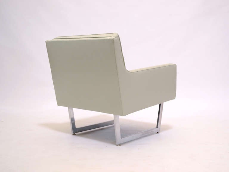 Leather Lounge Chair by Patrician at 1stDibs