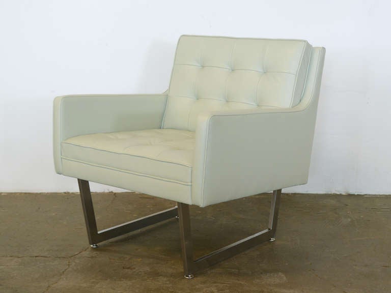 Leather Lounge Chair by Patrician at 1stDibs