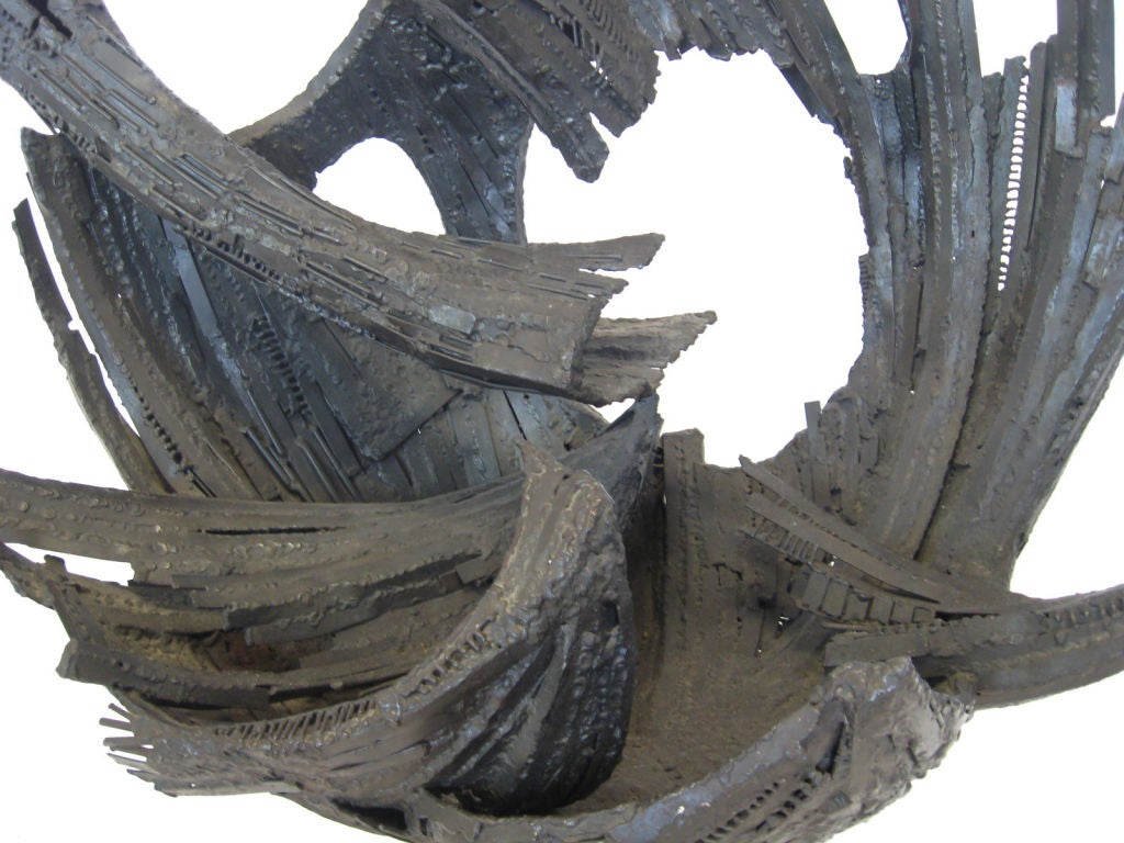 Charles Farkas brutalist sculpture “Head” at 1stDibs