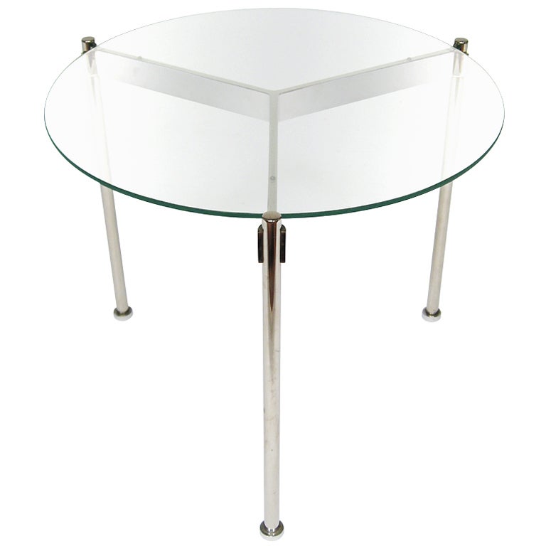 Ward Bennett tri-leg claw side table at 1stDibs