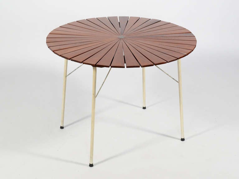 Danish teak collapsable table at 1stDibs