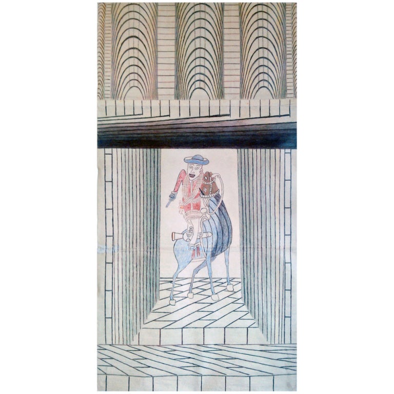 Martin Ramirez | Horse and Rider at 1stDibs