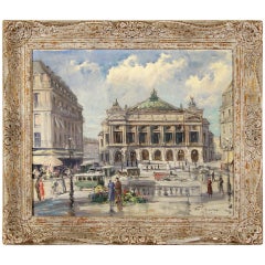 "Theatre De L'Opera, Paris" by Francois Gerome at 1stDibs