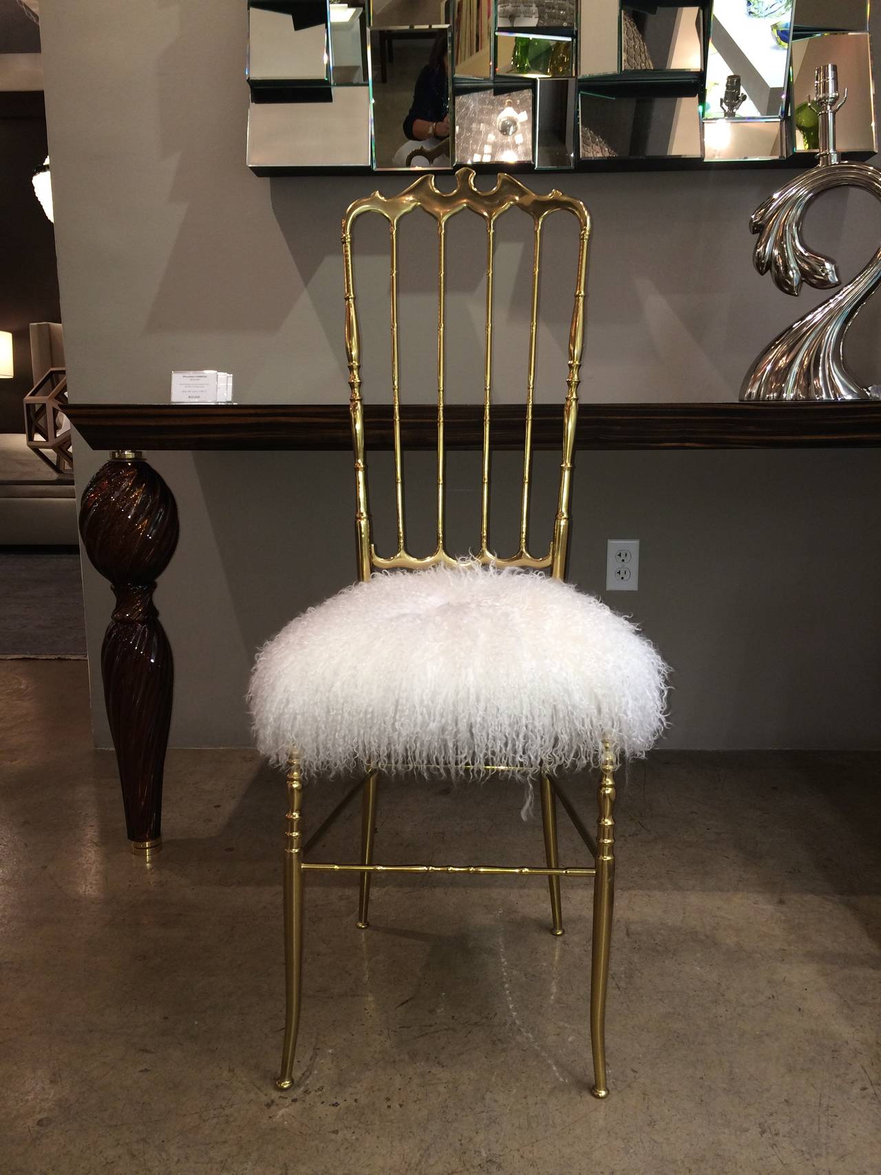 Unusually Tall Chiavari Chair at 1stDibs