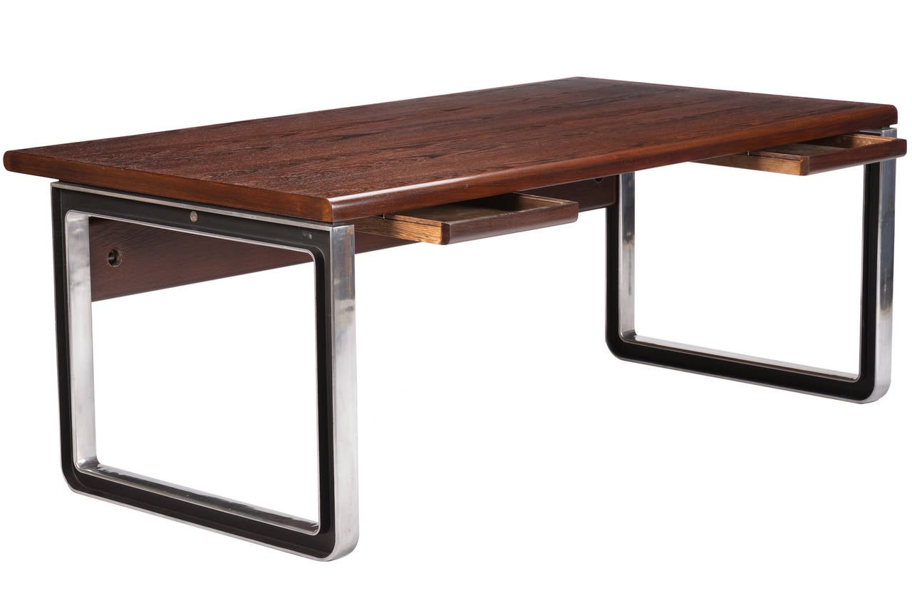 Osvaldo Borsani Wenge Desk for Tecno For Sale at 1stDibs
