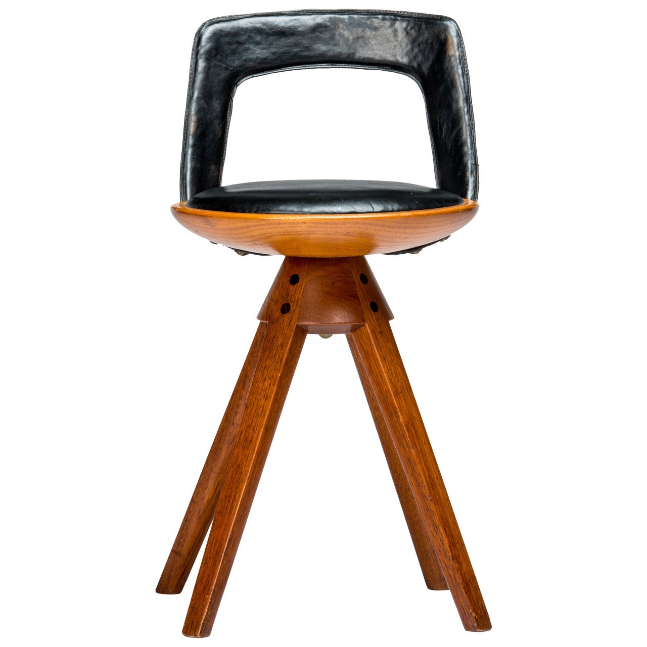 Wharton Esherick stool at 1stDibs