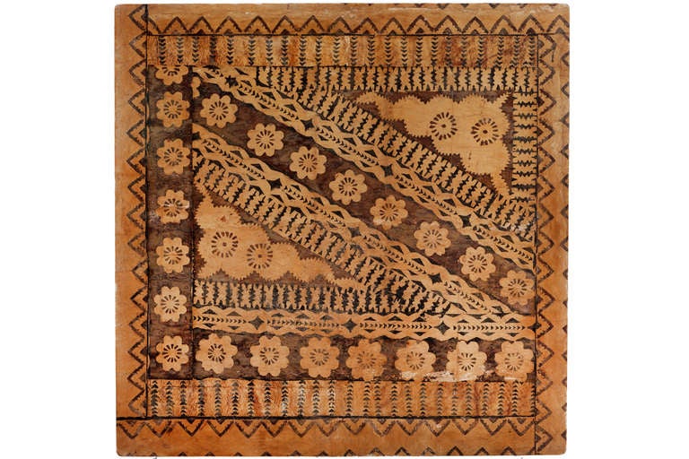Karl Springer Batik Coffee Table at 1stDibs