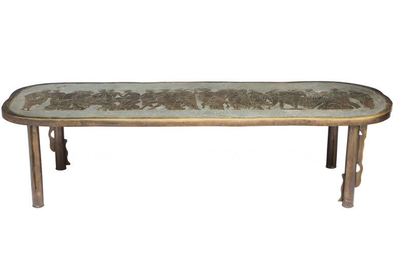 Large Laverne "Romanesque" Coffee Table at 1stDibs