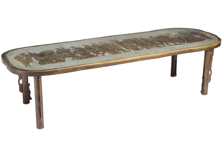Large Laverne "Romanesque" Coffee Table at 1stDibs