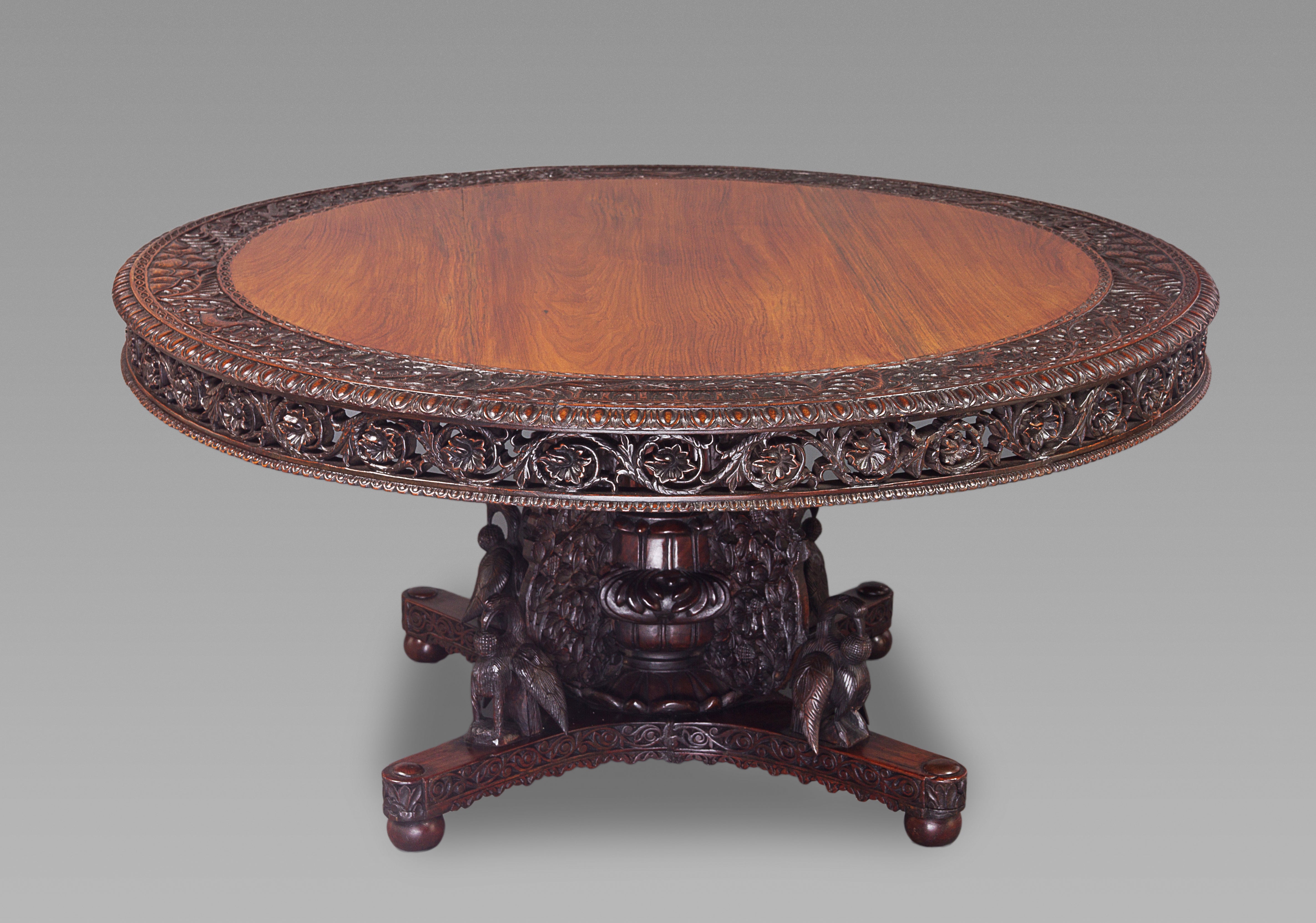 Superb Quality Early 19th Century Anglo-Indian East Indian Rosewood ...