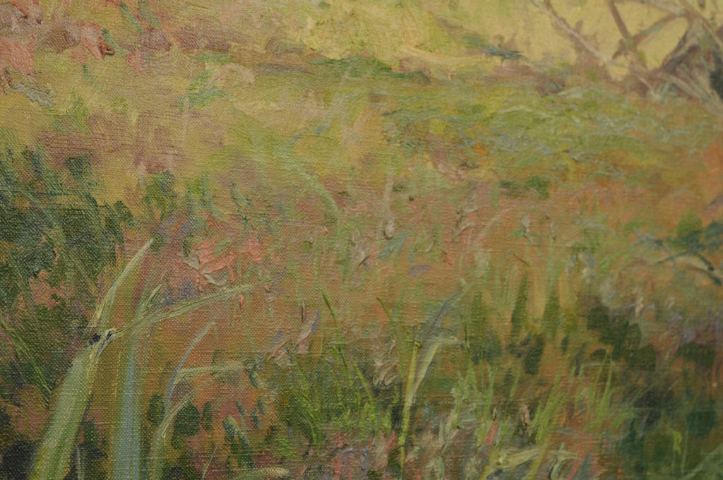 Scandinavian Danish Landscape Painting by Peder Knudsen at 1stdibs