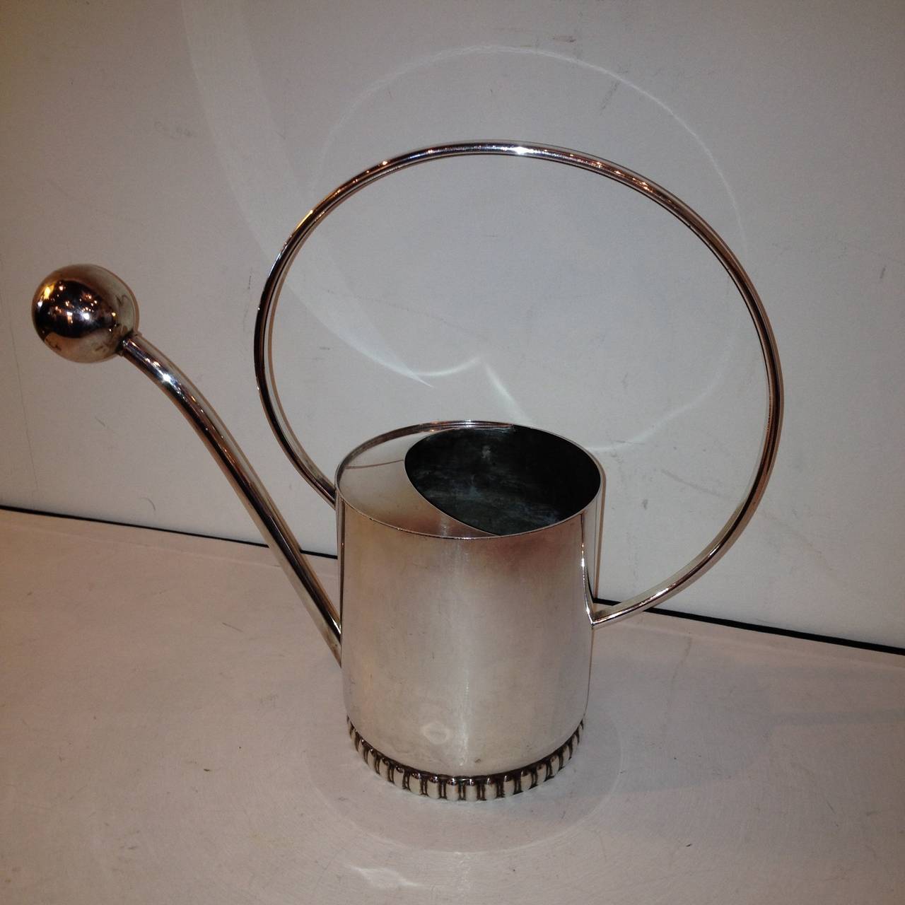 Art deco Danish Silver Watering Can at 1stDibs | art deco watering can