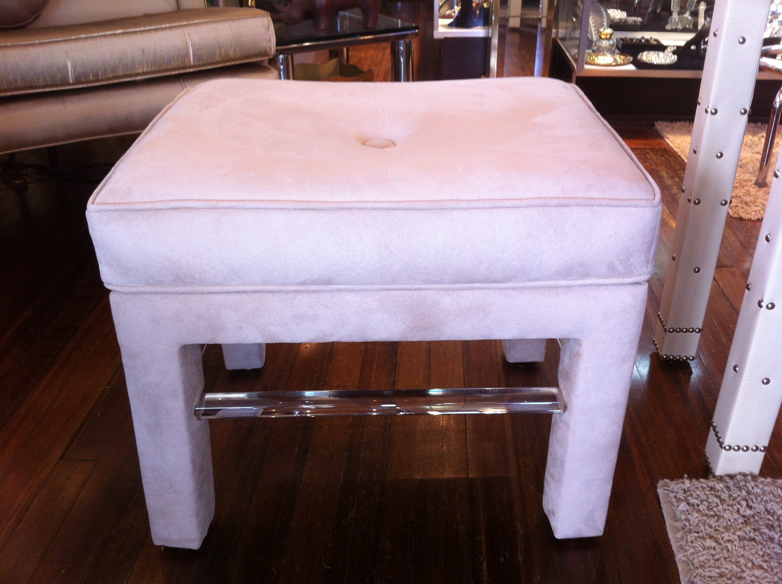 Pair Parsons Style Lucite Bars Stools at 1stDibs