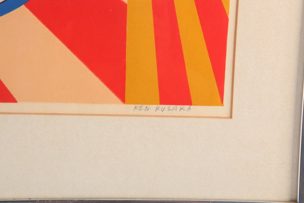 Kenji Kusaka Pop Art Japanese Woodblock c. 1970 at 1stDibs | ken kusaka