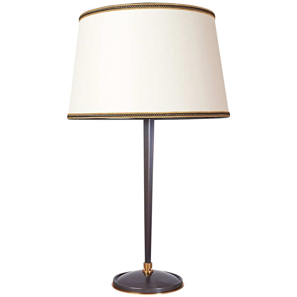 Large Gilbert Poillerat 1960s Lamp at 1stDibs