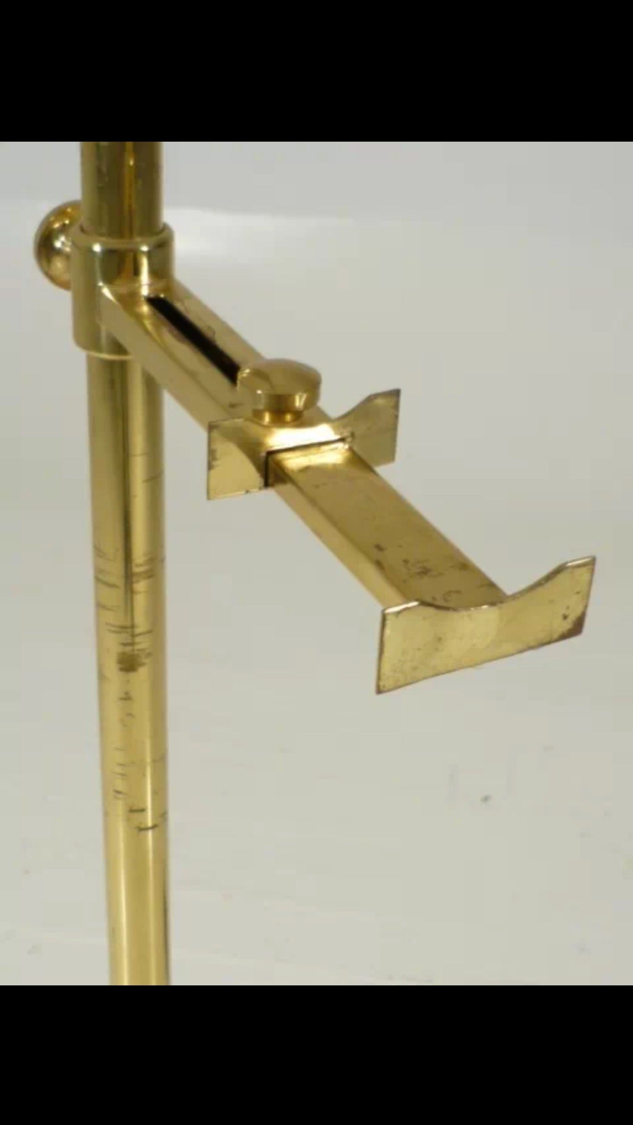 Arredoluce Brass Art Easel Mid-Century Floor Lamp at 1stDibs