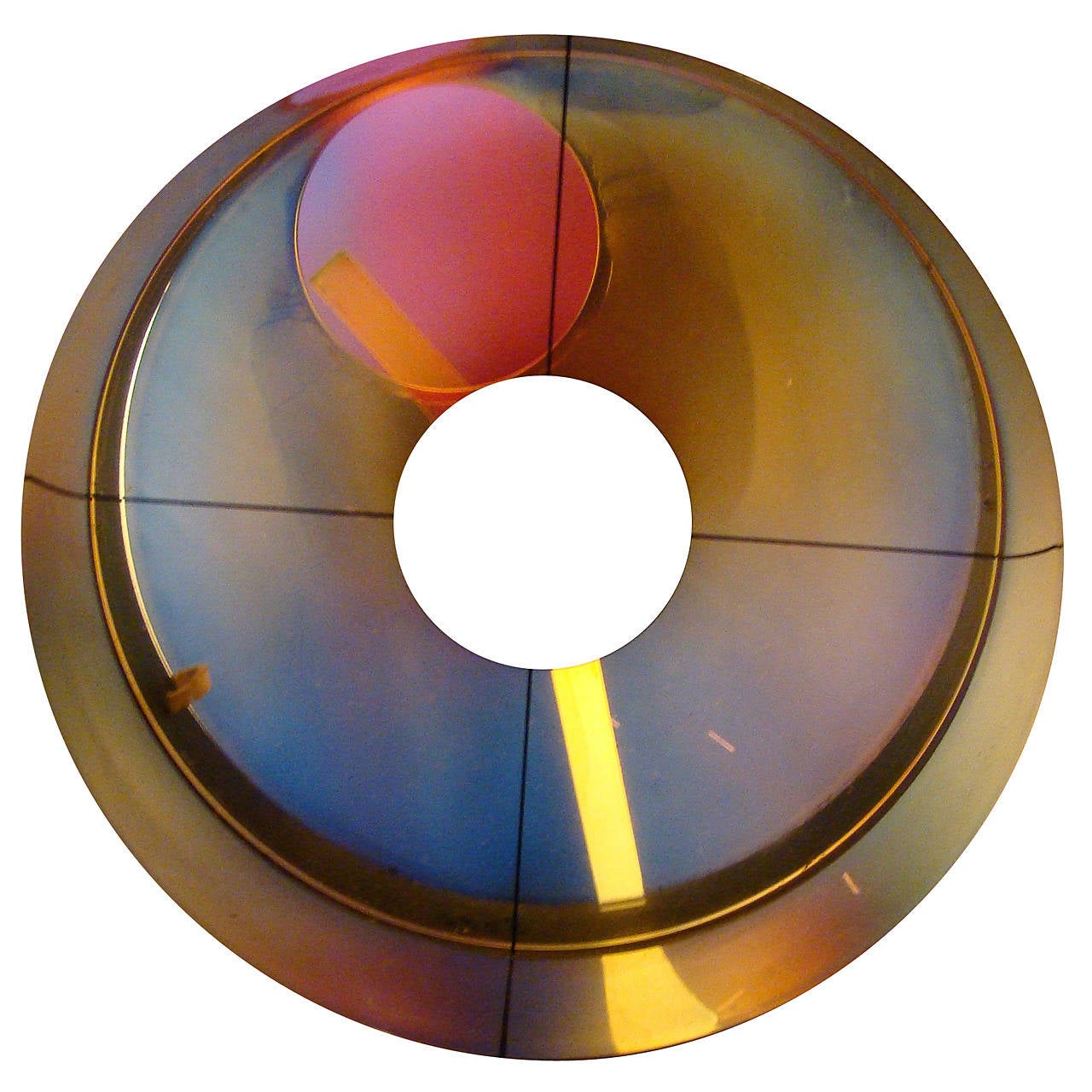 Aurora Chrome Magical Color Changing Clock by Kirsch and Hamilton ...