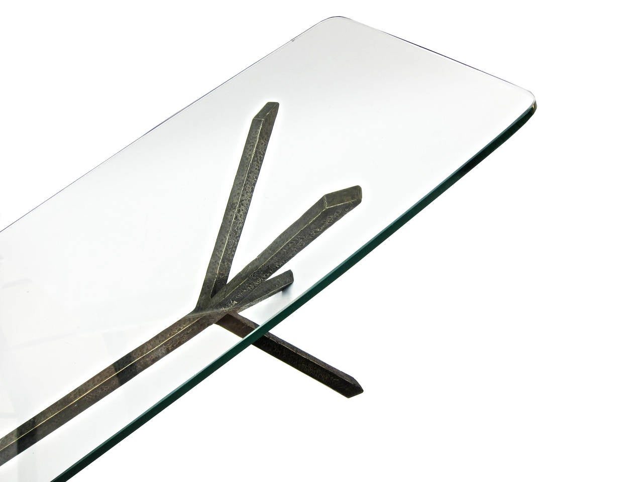 Bronze Coffee Table "Épsilon" Thierry Jeannot For Sale at 1stDibs