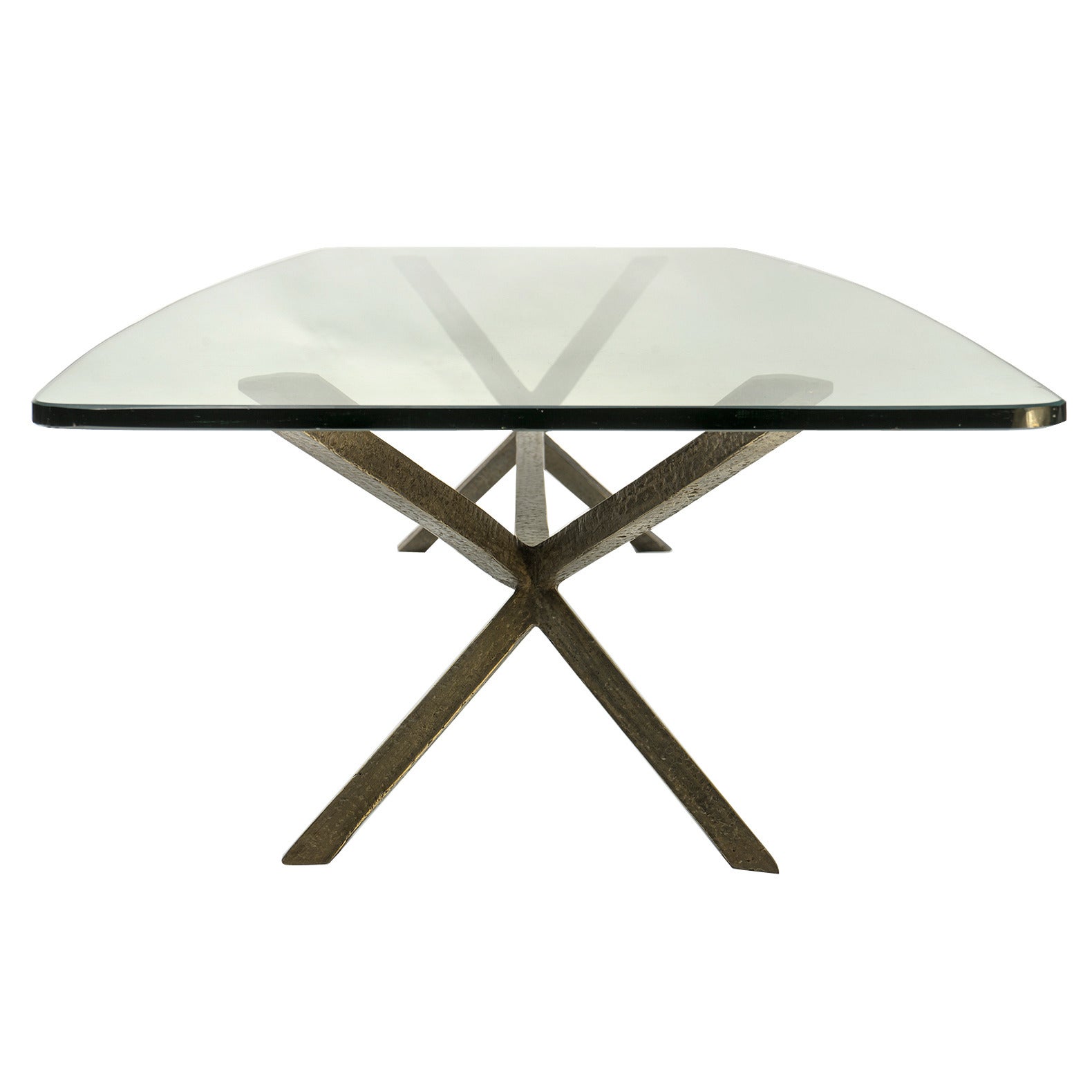 Bronze Coffee Table "Épsilon" Thierry Jeannot For Sale at 1stDibs