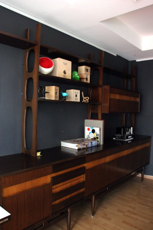 Mid Century Modular Shelving System at 1stDibs