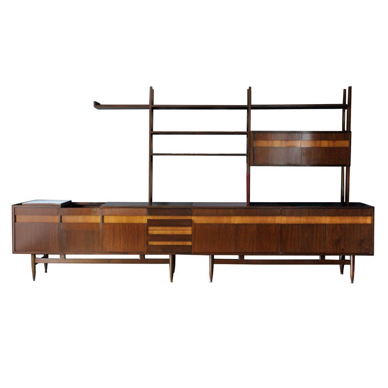 Mid Century Modular Shelving System at 1stDibs