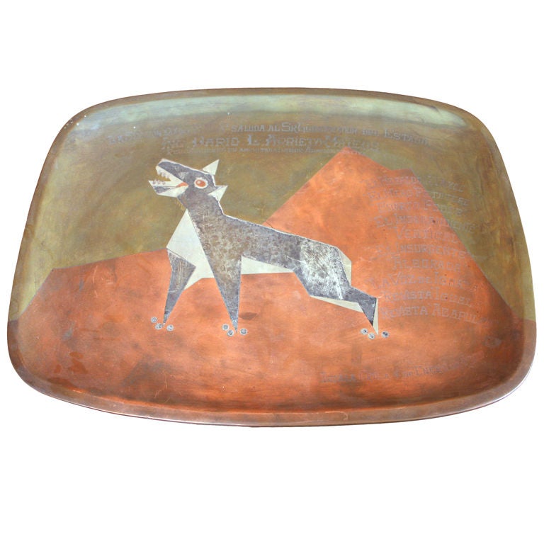 Tray by los Castillo at 1stDibs