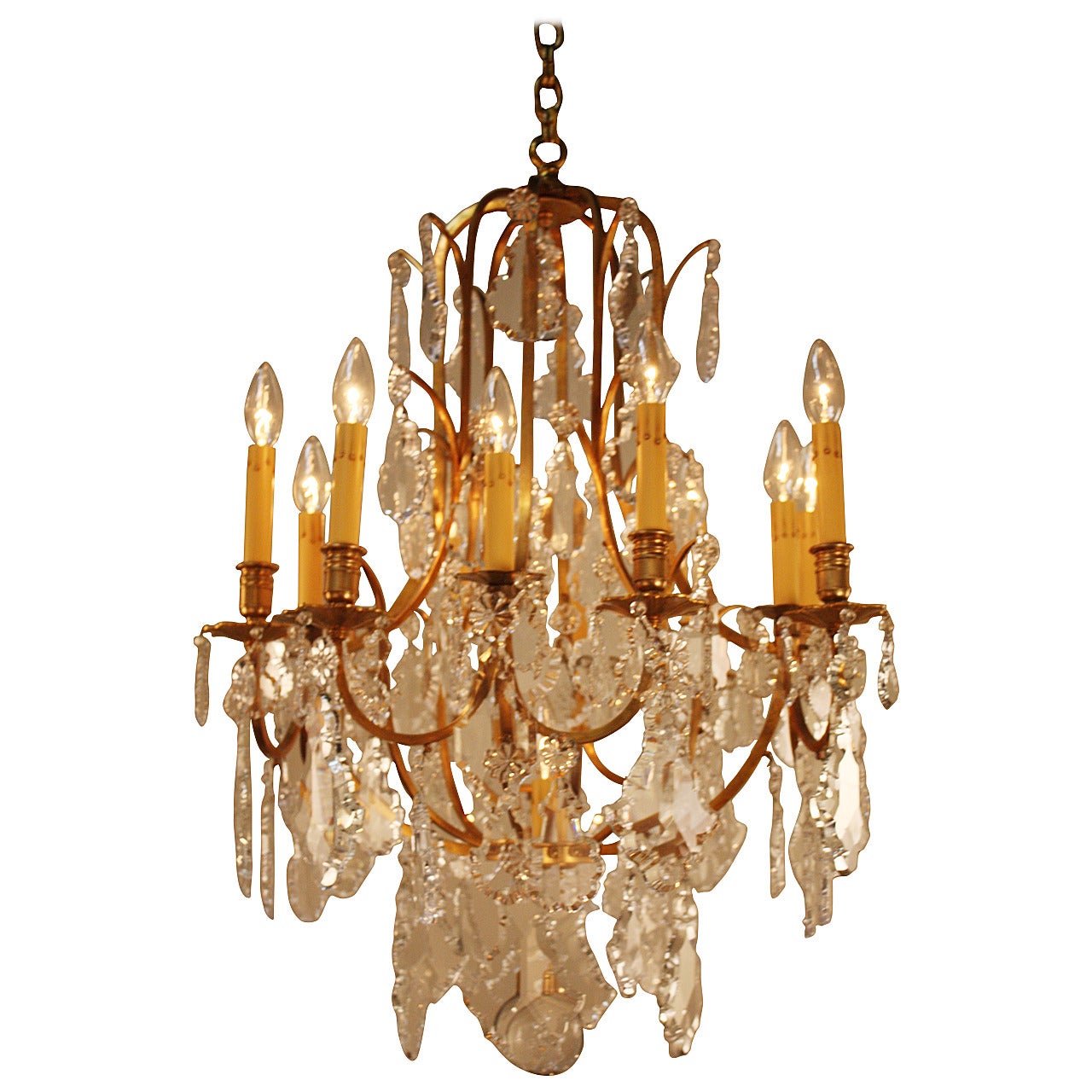 Magnificent French Crystal Chandelier at 1stDibs