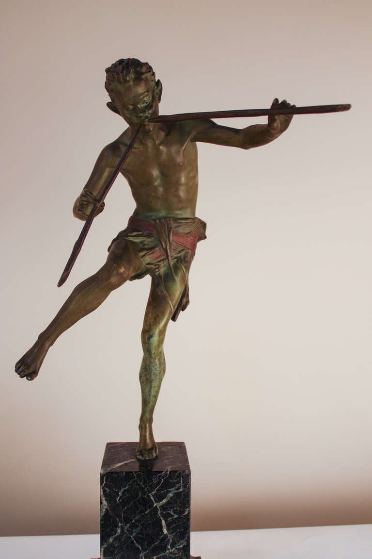 Pan Bronze Sculpture by Broudt at 1stDibs | pan bronze statue, bronze ...