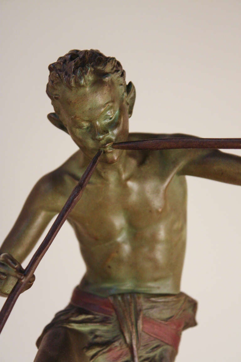 Pan Bronze Sculpture by Broudt at 1stDibs | pan bronze statue, bronze ...