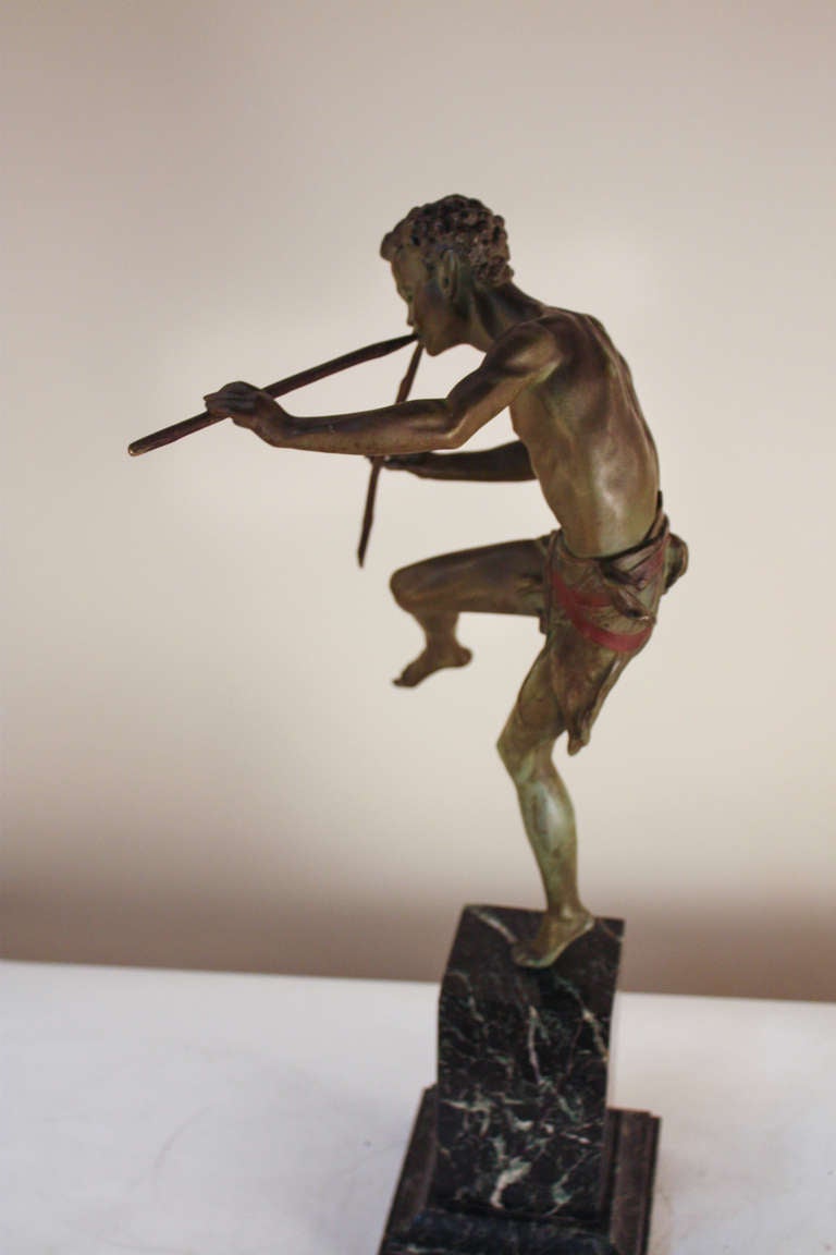 Pan Bronze Sculpture by Broudt at 1stDibs | pan bronze statue, bronze ...