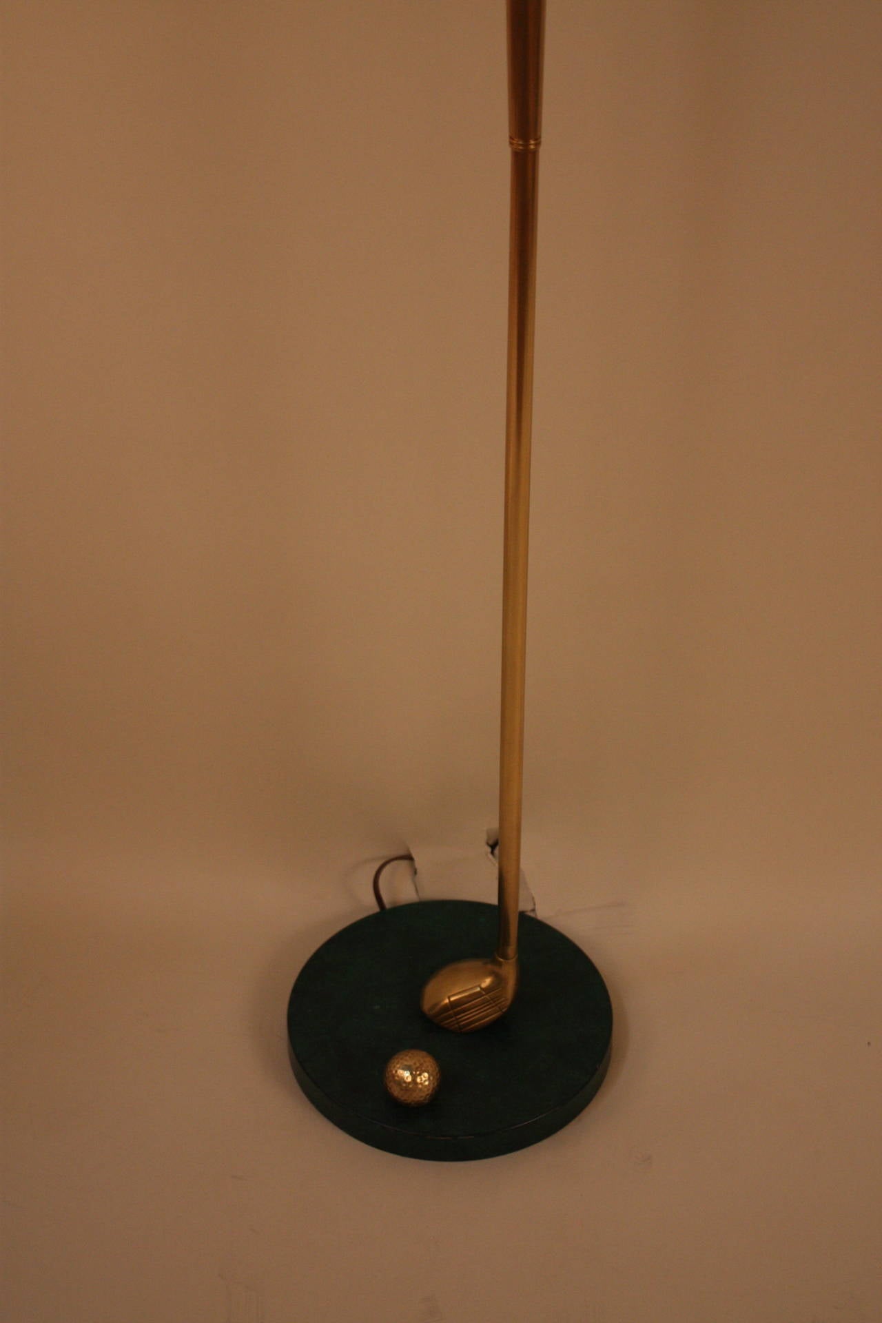 Golf Club Floor Lamp at 1stDibs | golf floor lamp, animated golf lamp ...