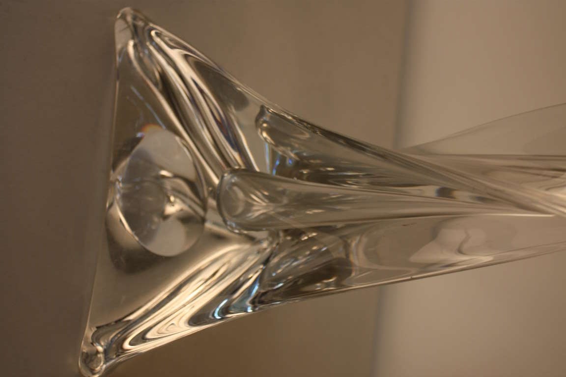 1960's Crystal Table Lamp by Crystal Saint-Louis at 1stDibs
