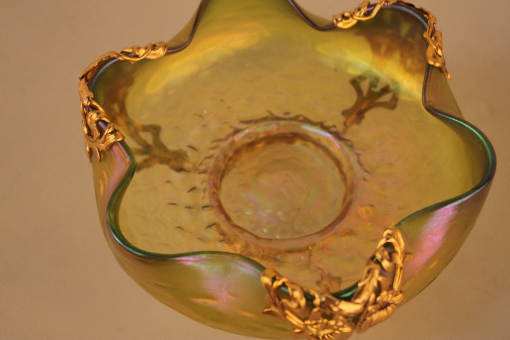 Art Nouveau Glass Bowl By Loetz at 1stDibs