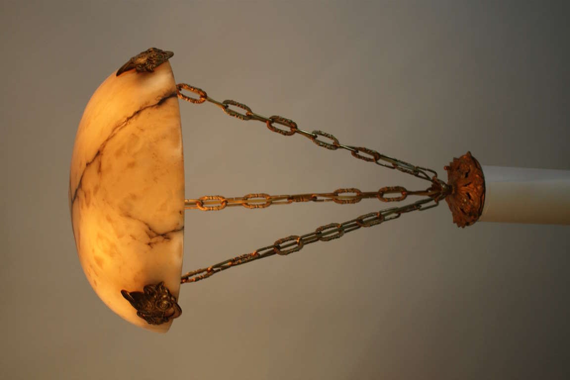 Spanish alabaster chandelier at 1stDibs | alabaster chandeliers spain