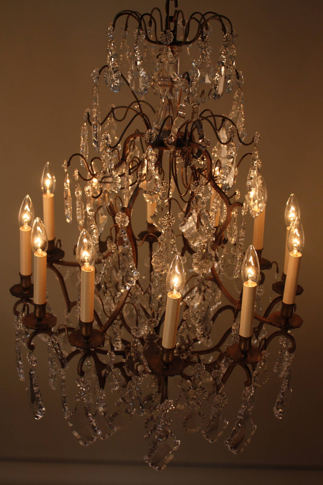 French Crystal Chandelier at 1stDibs
