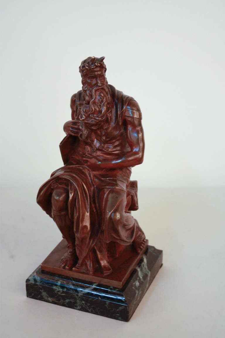Bronze Moses Sculpture at 1stDibs
