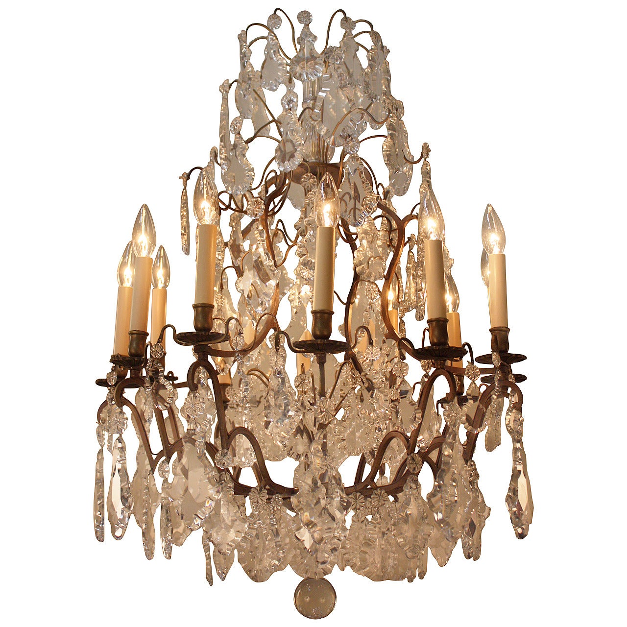 French Crystal Chandelier at 1stDibs
