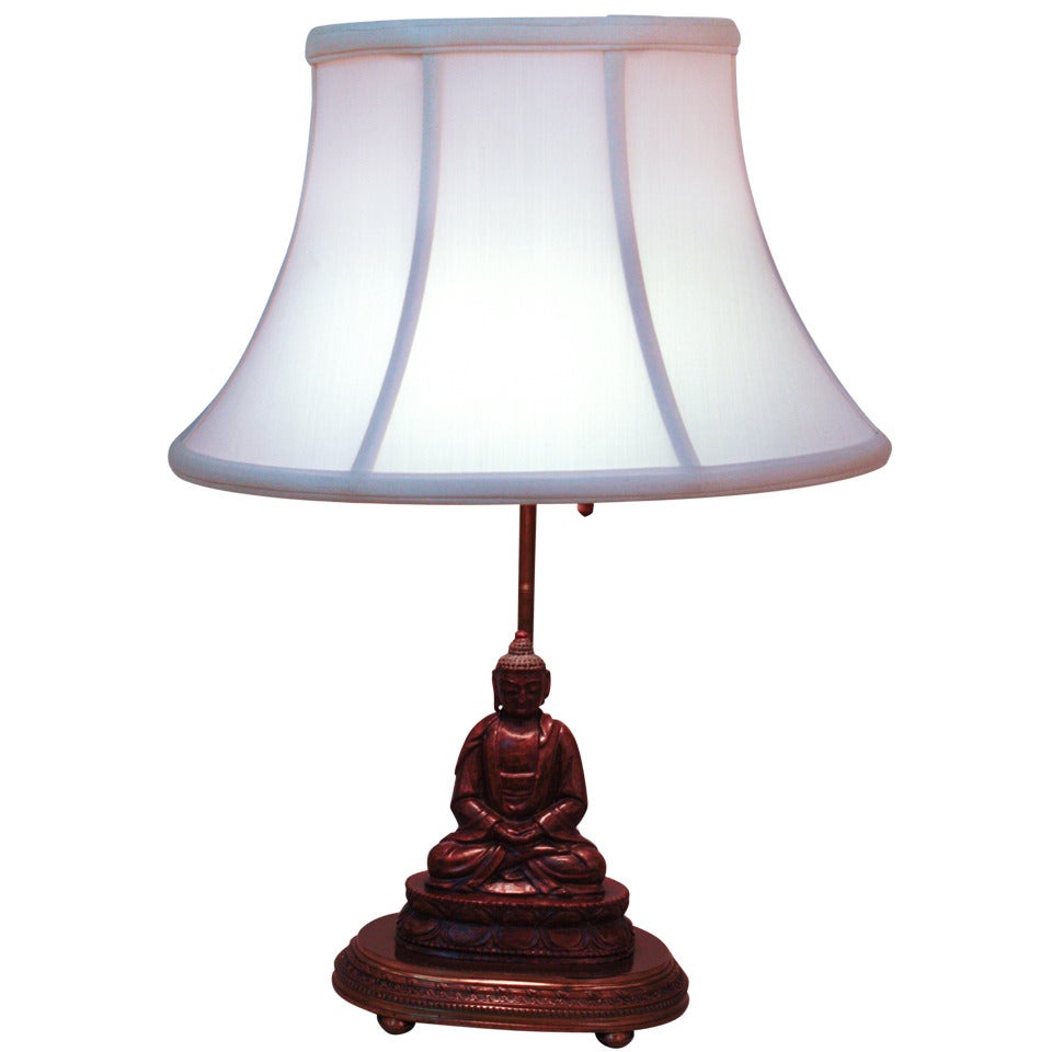 1930's Buddha Table Lamp at 1stDibs
