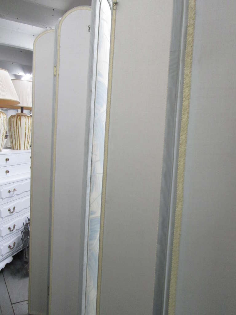 Pair of Upholstered Room Dividers or Screens For Sale at 1stDibs