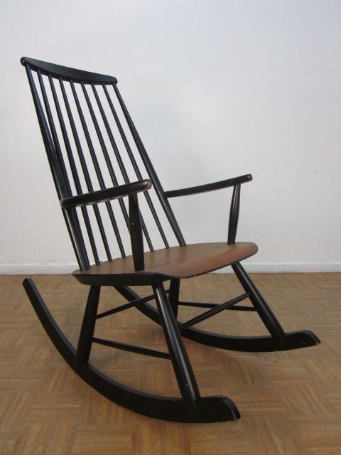 Finnish Rocking Chair by Ilmari Tapiovaara at 1stDibs | ilmari ...