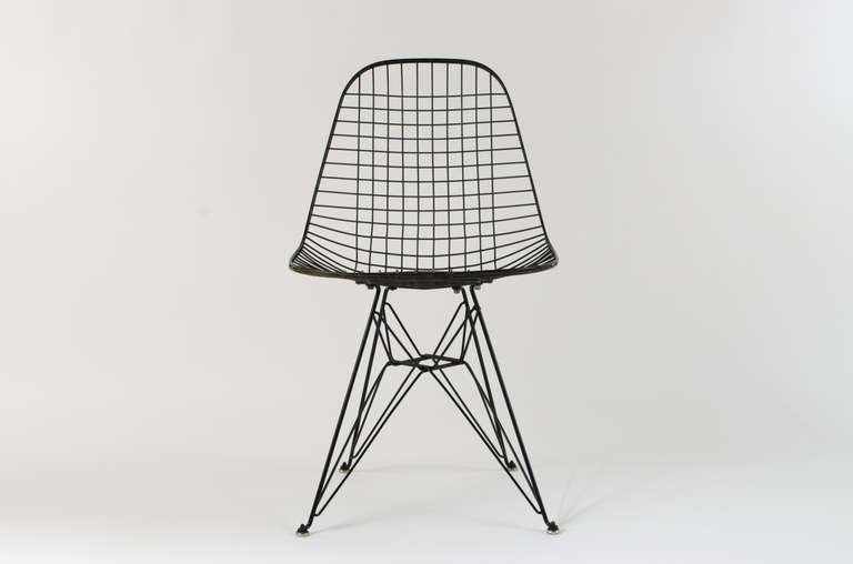 Charles Eames DKR Wire Chair 1950's at 1stDibs