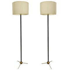 Pair of classic 1950's stand lamps at 1stDibs