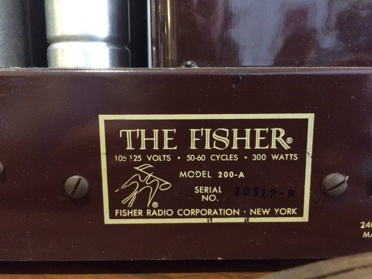 Pair of Tube Amplifiers by the Fisher at 1stDibs