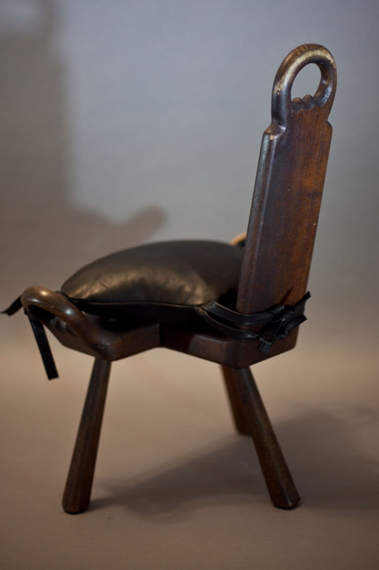 Don Shoemaker colonial line earlier work small chair at 1stDibs