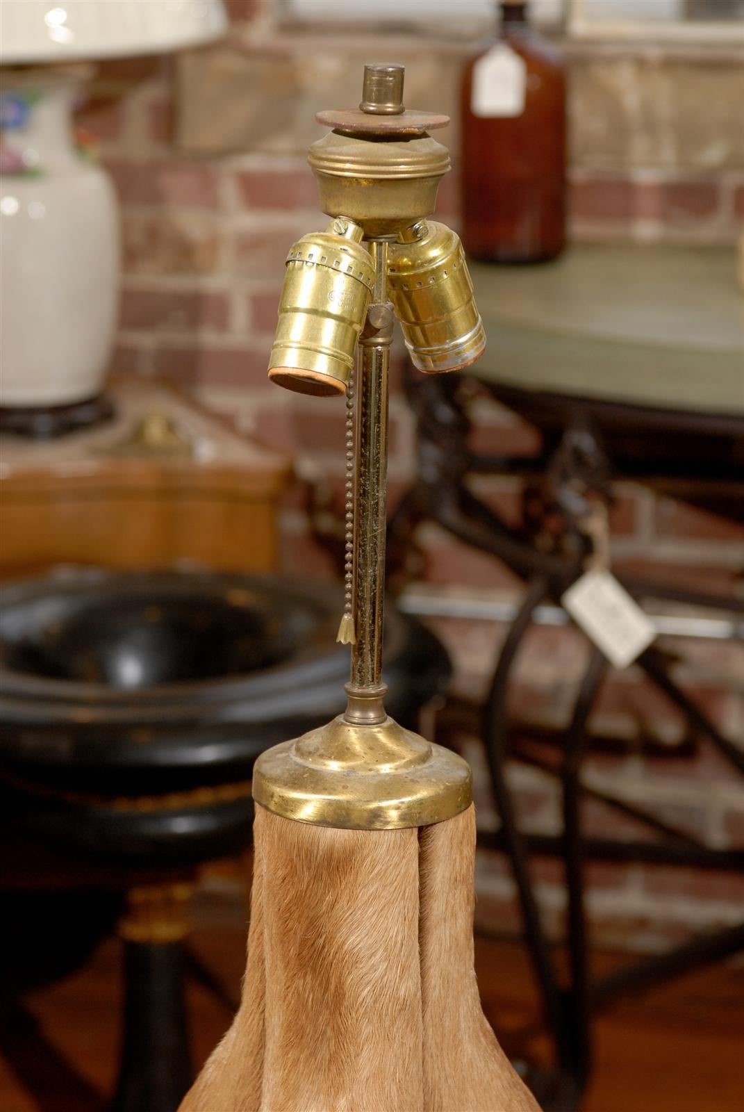 Elk Hoof Table Lamp at 1stDibs