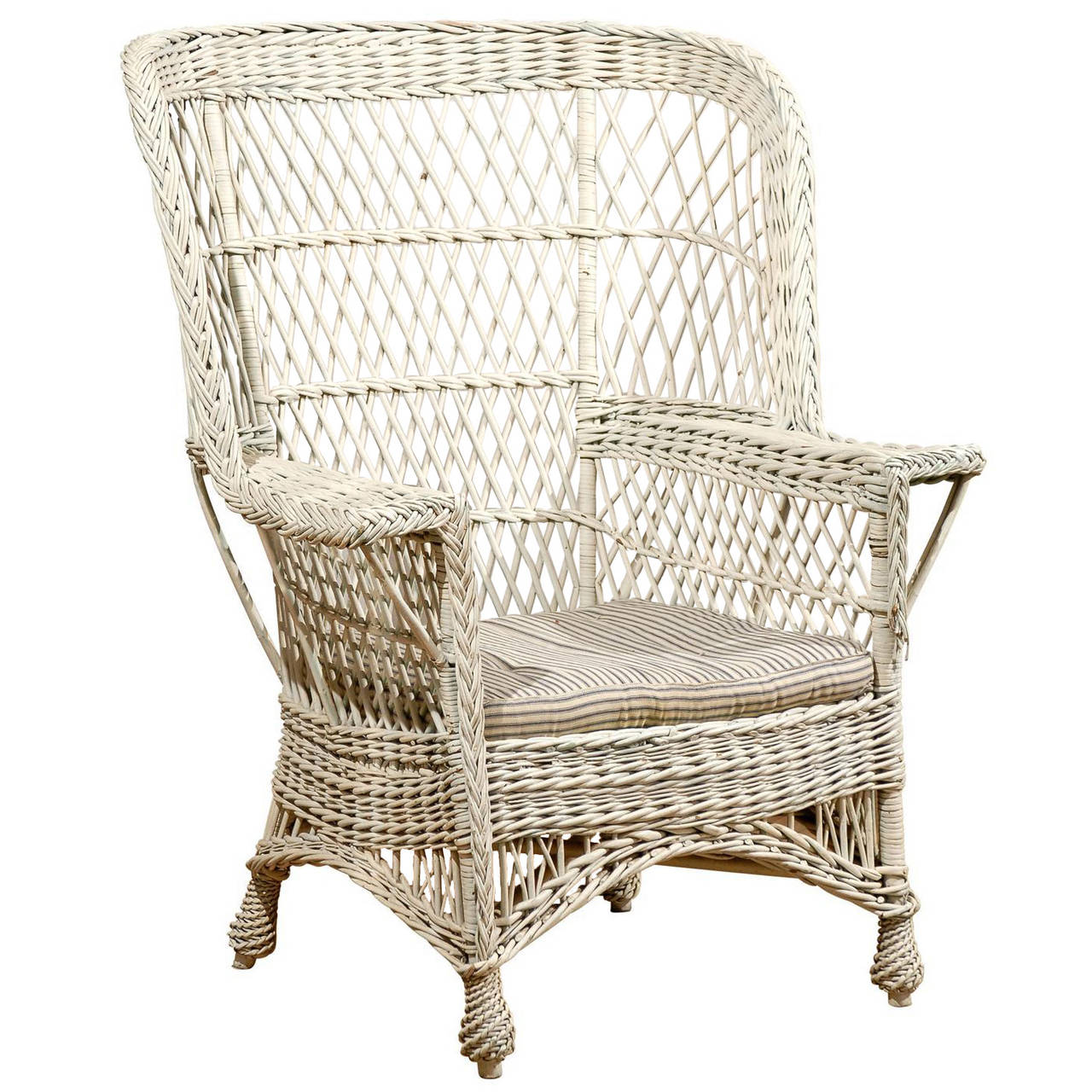 Antique Bar Harbor Wingback Chair at 1stDibs