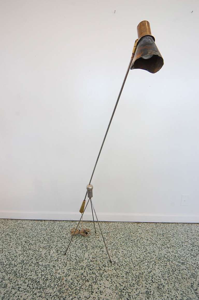 Rare Gilbert Watrous MoMA Design Competition Heifetz Floor Lamp at 1stDibs