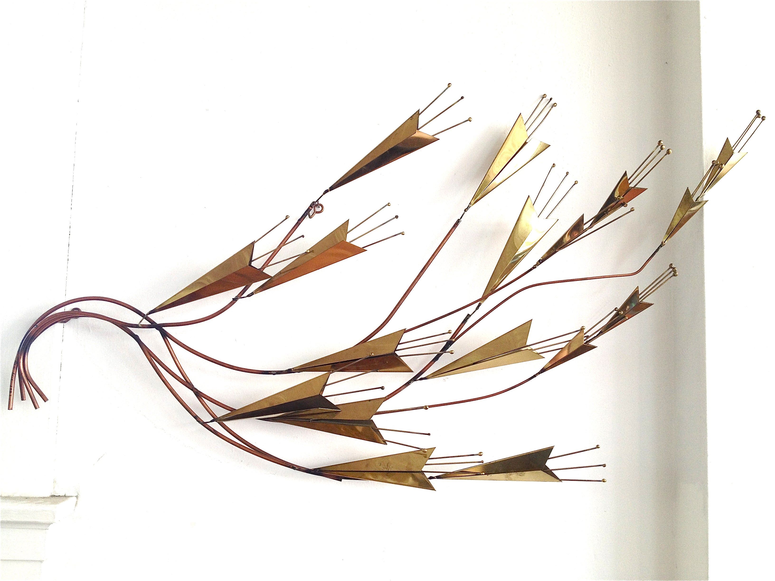 C Jere Abstract Wall Sculpture at 1stDibs